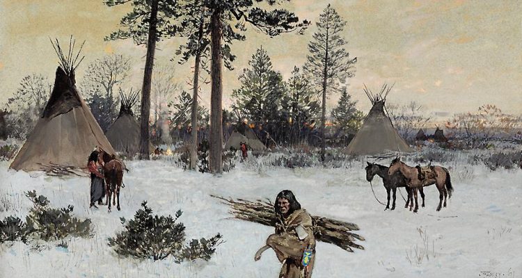 winter-encampment-by-henry-francois-farny | Society of Classical Poets