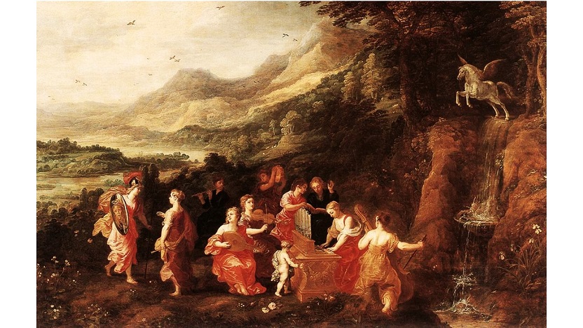 Minerva’s Visit to the Muses by Momper 2 | Society of Classical Poets