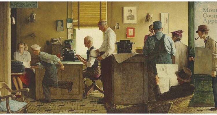 Norman Rockwell Visits a Country Editor | Society of Classical Poets