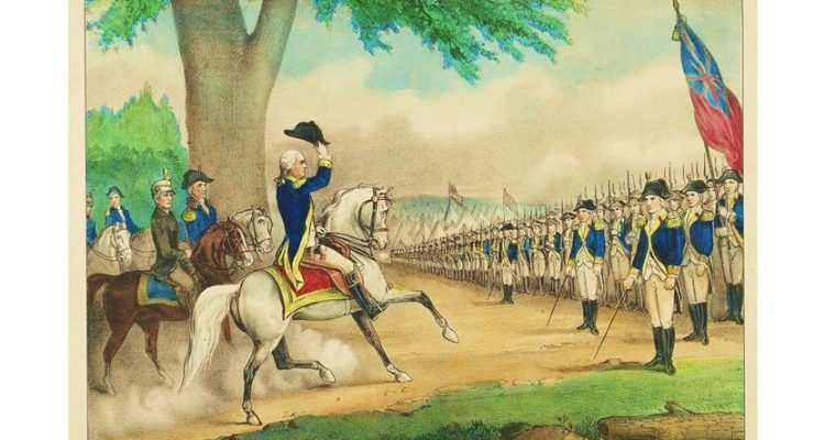 ‘Washington Assumes Command at Cambridge’: from the Mock Epic Poem by ...