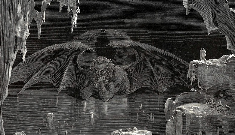 lucifer king of hell satan in Dante’s Inferno by Dore – Society of ...