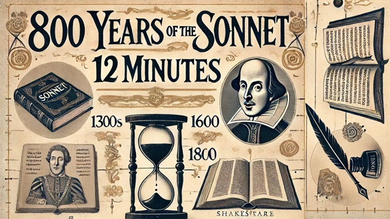 Poem 800 Years of the Sonnet in 12 Minutes: A Video by Andrew Benson ...