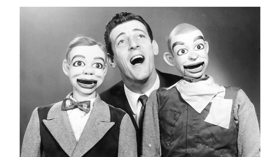 Paul Winchell with Jerry Mahoney (left) and Knicklehead Smiff (right ...