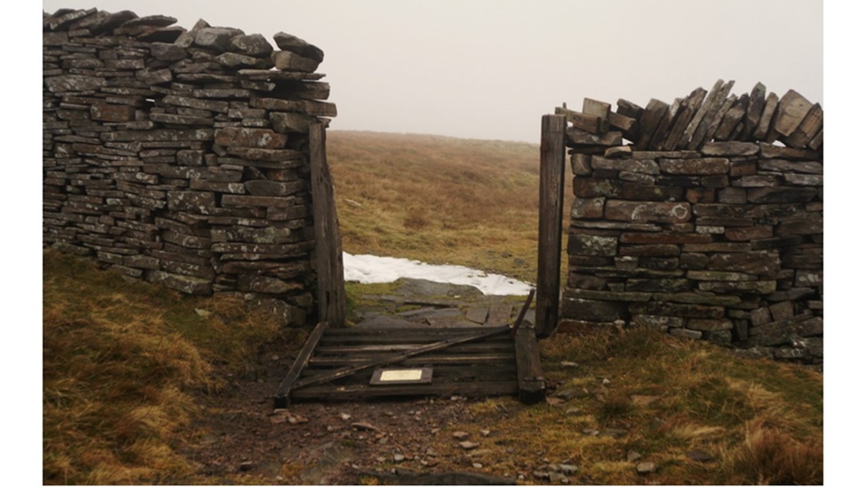 broken gate stone wall entrance photo by Ian S | Society of Classical Poets