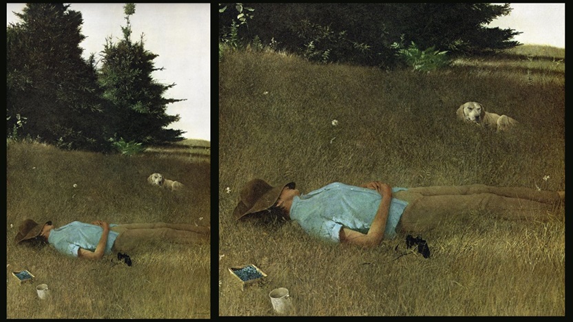 distant thunder andrew wyeth sleeping dog nap | Society of Classical Poets