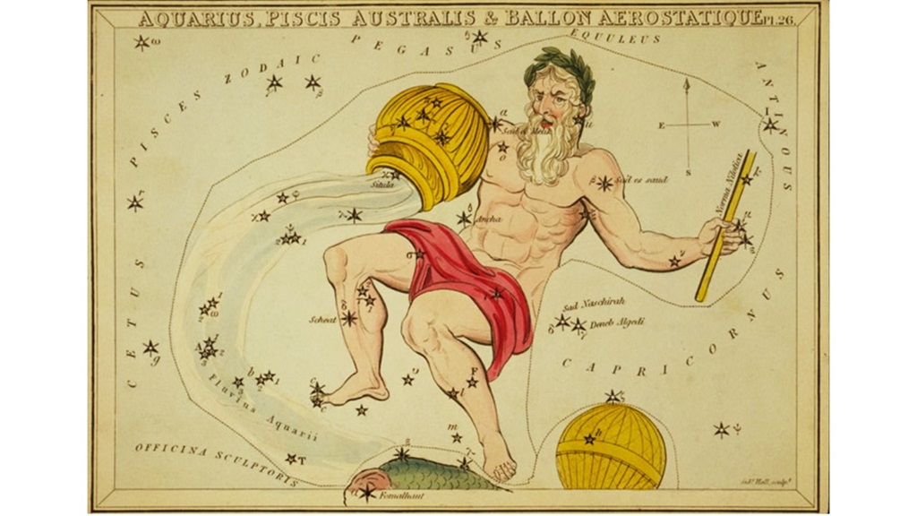 Aquarius, Piscis Australis & Ballon Aerostatique Library of Congress ...